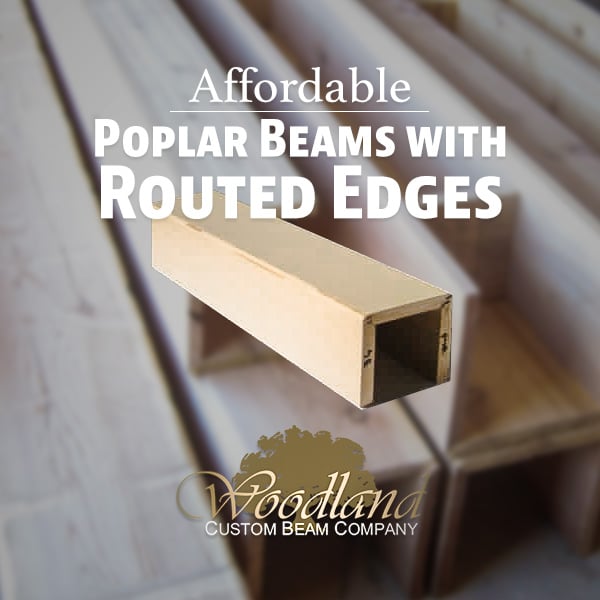Cedar Box Beams Routed Edge - Woodland Beam