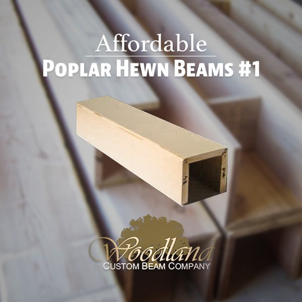 Woodland Custom Beam Company Poplar Hewn Faux Beams #1